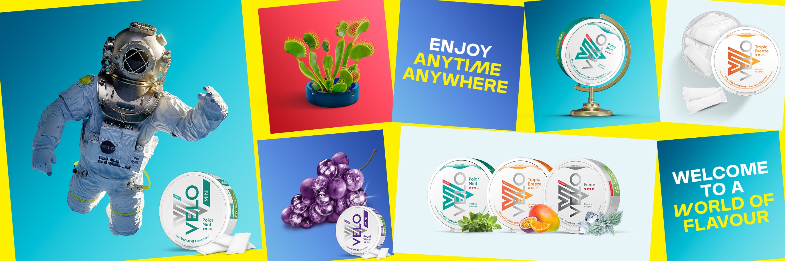 VELO Nicotine Pouches | Tobacco Free Nicotine Pouches | VELO