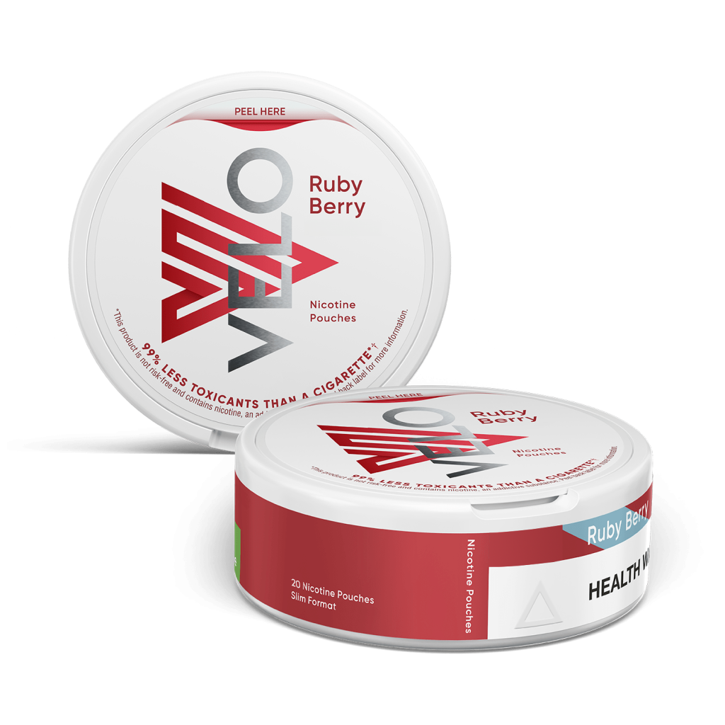 Ruby Berry Strawberry Nicotine Pouches | Mini & Slim | VELO